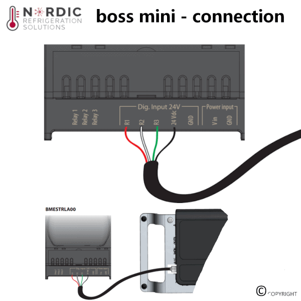 Carel BMESTRLA00 BOSS-MINI / MICRO RELAYS MODULE 4DIN
