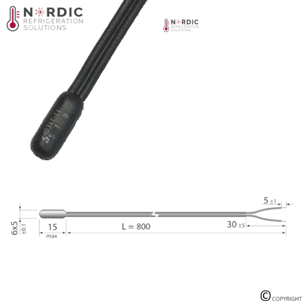 Carel NTC008HP00 NTC SENSOR IP67