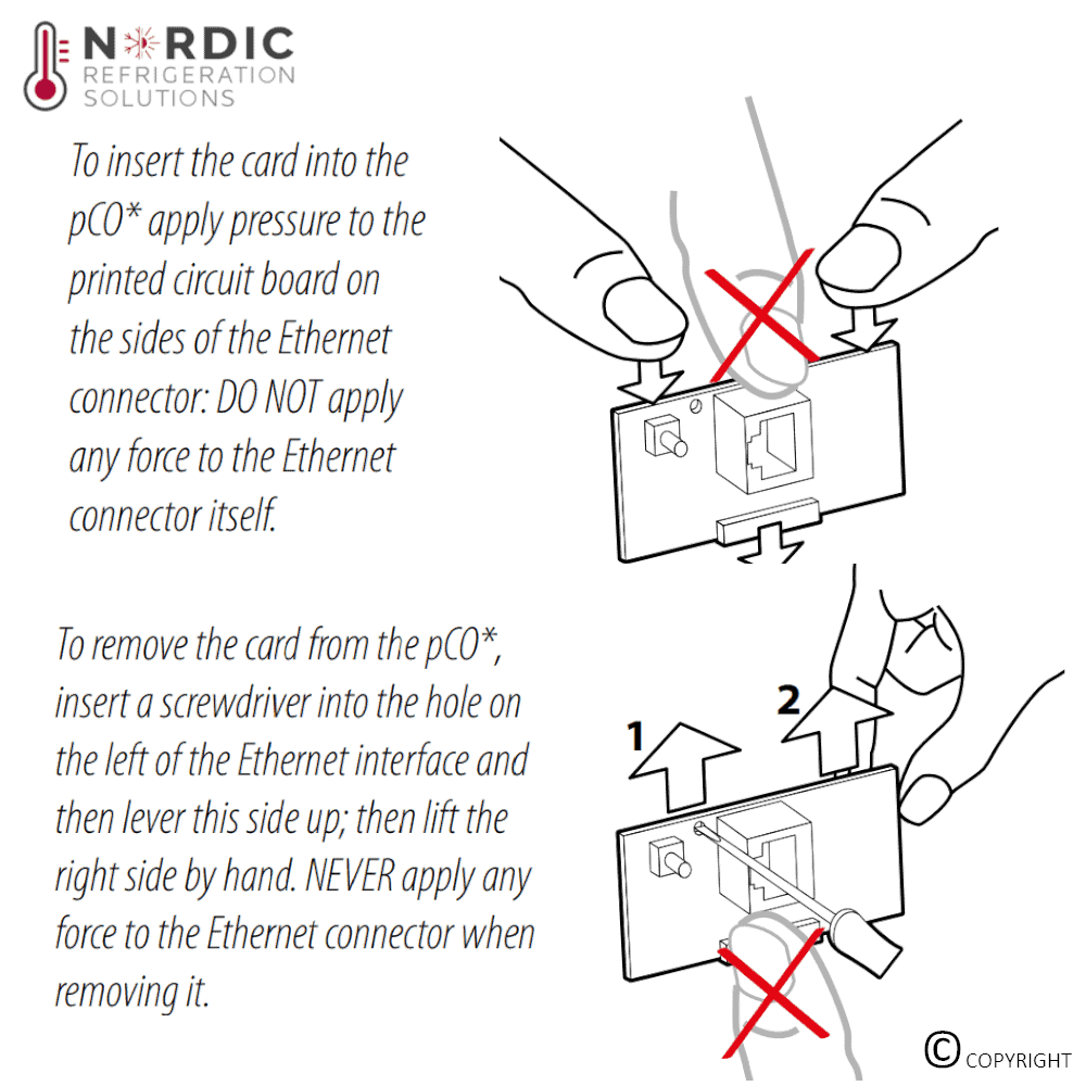 Carel PCO1000WD0 PCOWEB SE, Ethernet Card For IP Protocols
