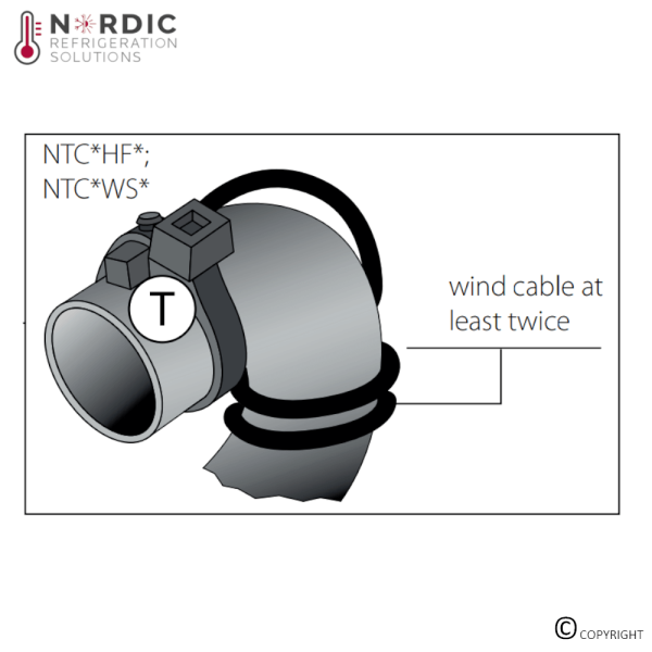 Carel NTC015HF01 Strap-on sensor